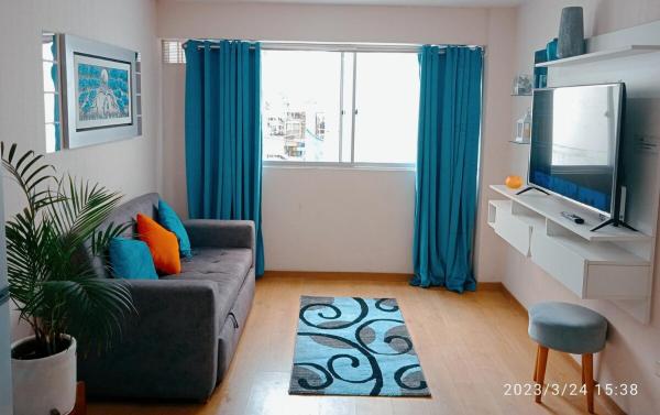 Hermoso Apartamento En Zona Tranquila , Beautiful Apartament With Amenties Quiet Area - Lima