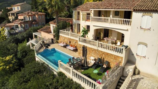 Villa Soleil - Vue Mer Et Montagne - Piscine Privée, Tennis, Accès Plage à Pied - Roquebrune-sur-Argens