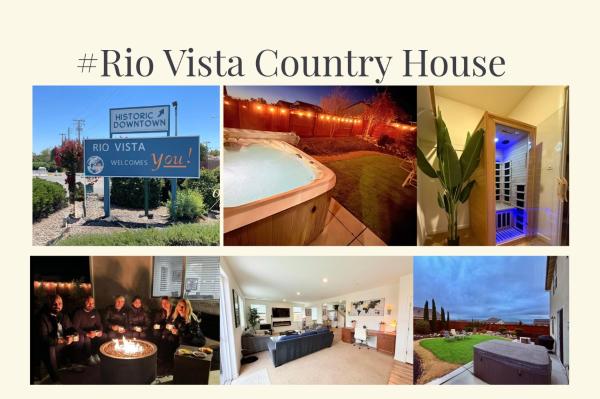 #Stayriovista -Country Club House With Hot Tub-sauna-firepit-garden-games - San Francisco Bay Area, CA