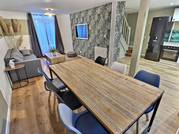 Maisonette Cozy, Neuf, Centre-ville, Wifi - Cléon