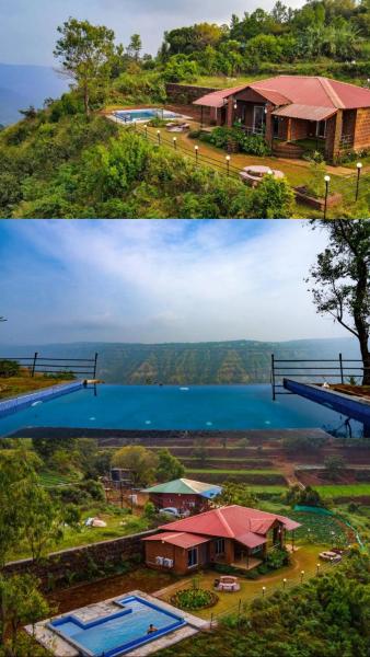 Lifeline Villas - Miracle Luxurious 3bhk Valley Edge Infinity Pool Villa - Mahabaleshwar