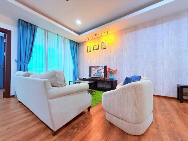 Kuching Vivacity Jazz Suite 3 Ym Homestay 3 Bedroom 2 Bathroom - Kuching