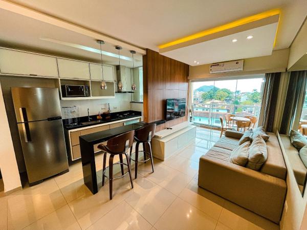 Apto Alto Padrão C/ Suíte, Smartv, Wi-fi E Piscina - Ubatuba