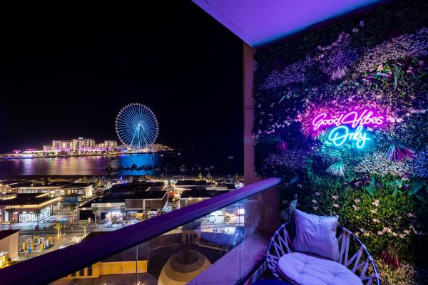 Dubai Eye And Sunset Views 1 Bedroom Apartment With Direct Beach Access, Gym, And Pool - Dubái