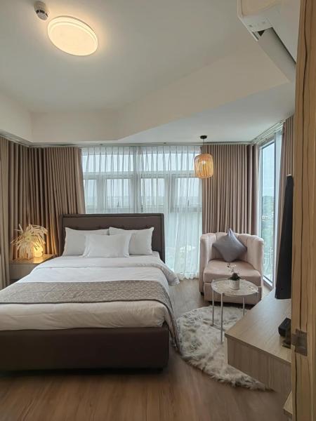 S&r Staycation Davao - Spacious 1bedroom & Fully Equipped Unit Beside Abreeza Mall - Davao City