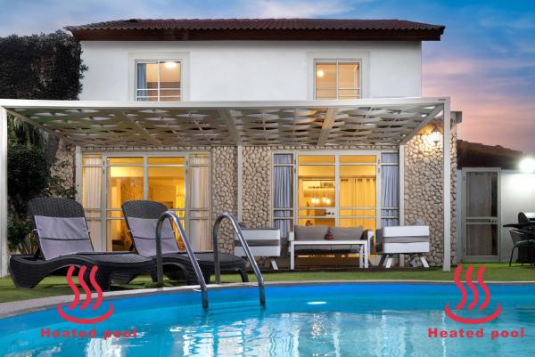 Villa Yotam 4br Heated Pool וילה יותם 4 חדרי שינה בריכה מחוממת - Eilat