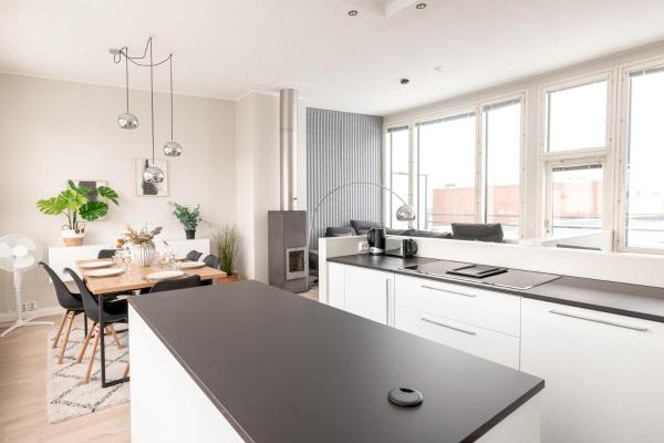 2ndhomes Stunning 2-story Penthouse Apartment With Sauna & 2 Terraces - Helsinki