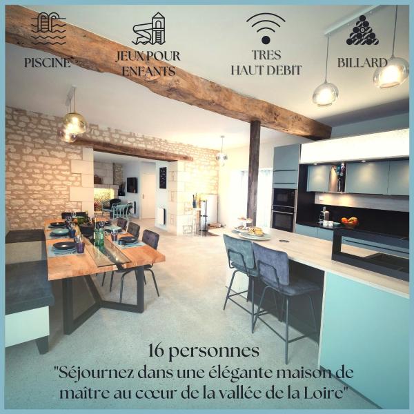 Domaine Proche De Chinon Piscine, Billard, Pétanque Et Aire De Jeux Pour Enfants - Chinon