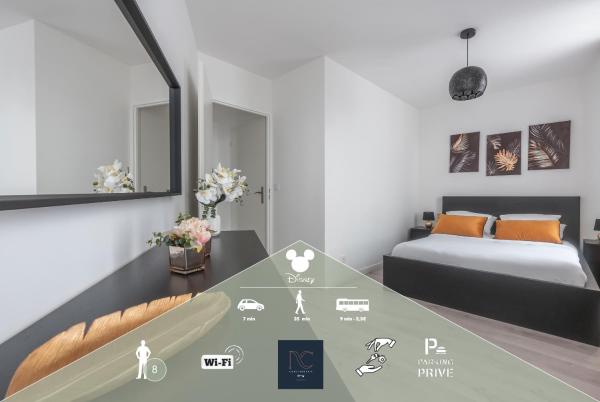 *Disneyland-paris* 8personnes, Parking, Wifi - Disneyland Paris