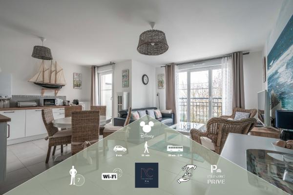 *Disneyland-paris* 7pers, Wifi, Netflix, Parking - Montévrain