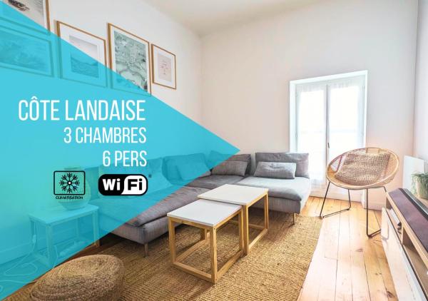 Le Cosy & Reposant, 3 éToiles, 6p, 7 Min Océan & Plage, - Soustons