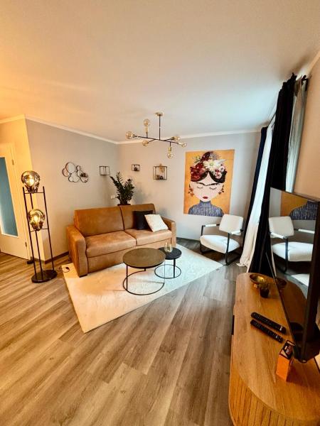 Stilvolle Einliegerwohnung Mit Boxspringbett - Rodgau