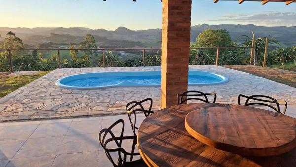 Casa De Campo Refúgio Do Sol, Vista Para O Pôr Do Sol Da Serra Do Moquém - Socorro