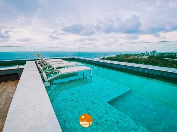 Piscina Borda Infinita, Vista Mar, Academia, Churrasqueira - Lauro de Freitas