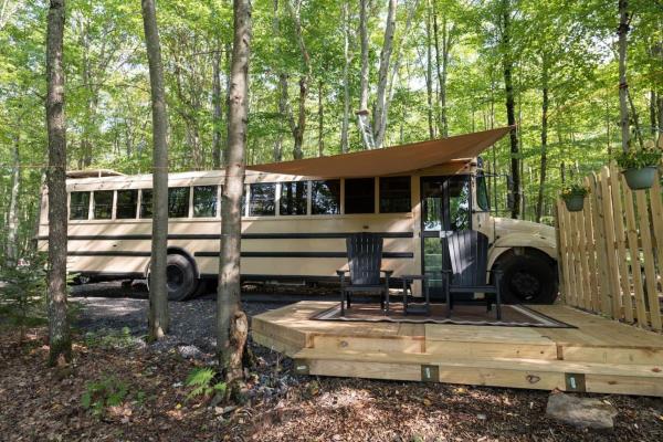 Skoolie Season - A Romantic Bus Escape On A Farm - Oakland, MD