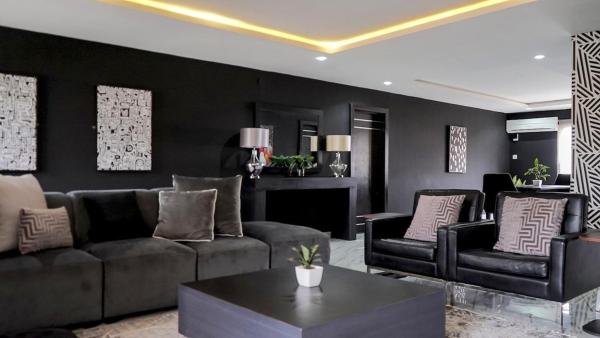 Spacious Black Themed Apartment Victoria Island - Nigeria