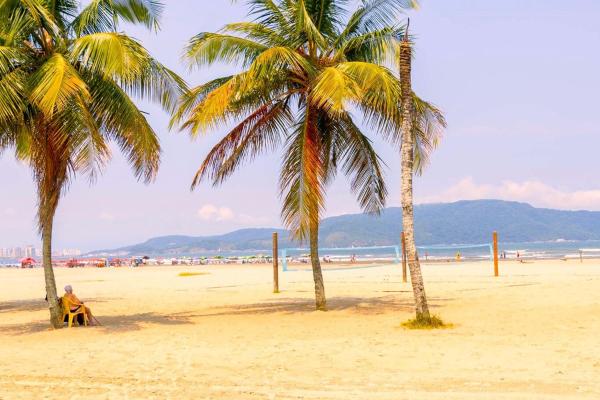 Confortavel Apartamento Com Wi-fi, Pe Na Areia - Santos State