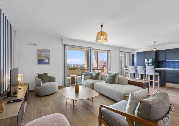 Duplex Elegante Vista Panorâmica 360 Juan-les-pins - Antibes