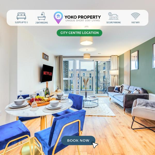 Beautiful Canal Side Apartment - City Centre - Balcony, Secure Parking, Self Check-in, Fast Wifi And Smart Tv With Sky Tv And Netflix By Yoko Property - Milton Keynes
