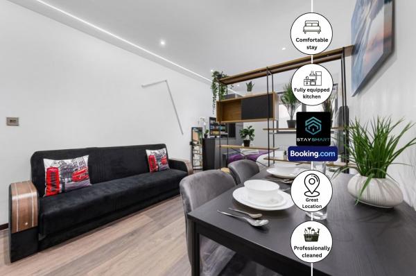 Stylish Studio Apt By Stay Smart Short Lets & Serviced Accommodation Woodstock With Free Wifi - Edgware