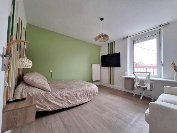 Elodie - Cosy 5 Pers' - Gare - Wifi - 3 Lits - Briey