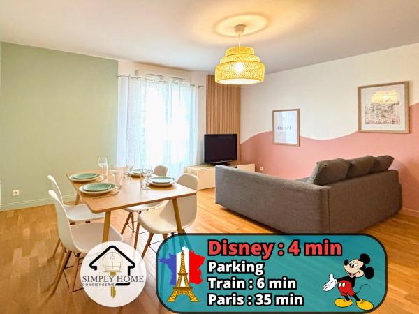 Bird Disney 4mn-train 6mn -Private Parking- Paris - Serris
