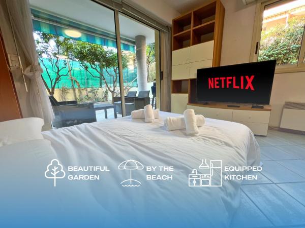 Magnificent Apartment With Garden On The Beach - Menton