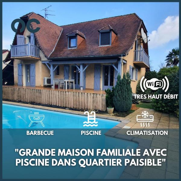 Maison Familiale Avec Piscine - Pyrénées-Atlantiques