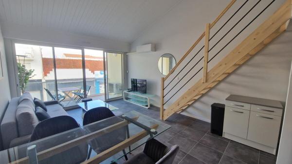 Appartement T2 Avec Balcon, Parking Privée à 2min De La Plage, Rue Piétonne - Beauvoir-sur-Mer