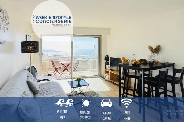 Appartement Vue Mer Au Pied De La Plage De Merlimont - Merlimont