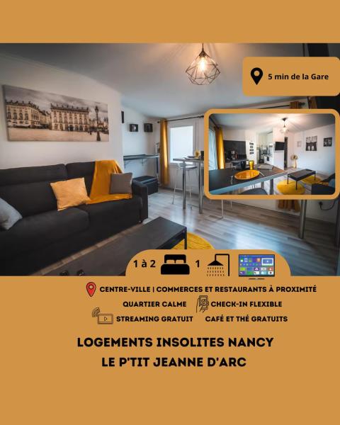 Le P'tit Jeanne D'arc Logements Insolites - Laxou