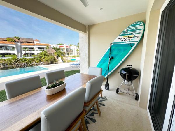 Exclusive, Lagoon Front, 2 Min Beach, Groundfloor, Grill & Paddelboard - Puerto Aventuras