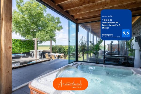 Amsterdam Group Stay - Jacuzzi, Sauna & Cinema - Amsterdam