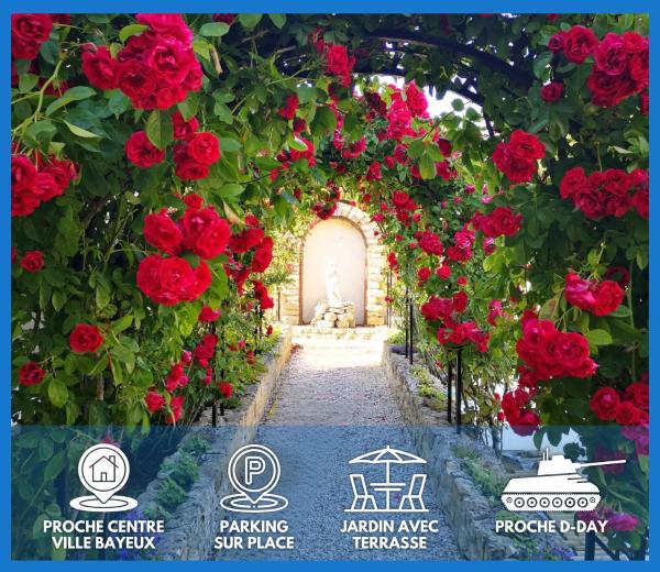 La Roseliere Maison Plain Pied Confortable Belle Décoration Jardin Magnifique 10 Mn A Pied Centre Ville Bayeux Proche Plages Du Débarquement - Bayeux