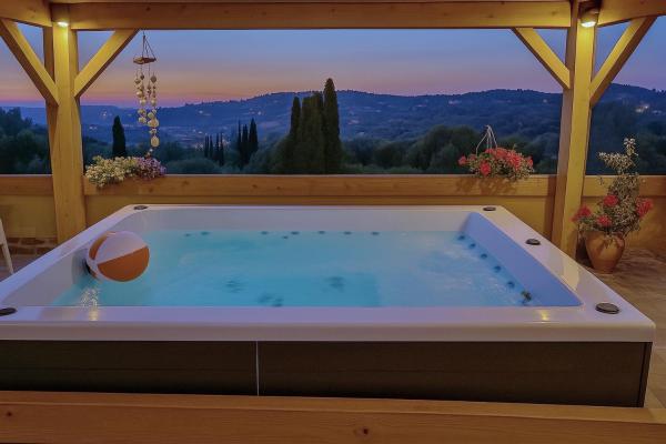 Viros Holiday House Breathtaking Views & Private Mini Pool Jacuzzi In Corfu - Corfu