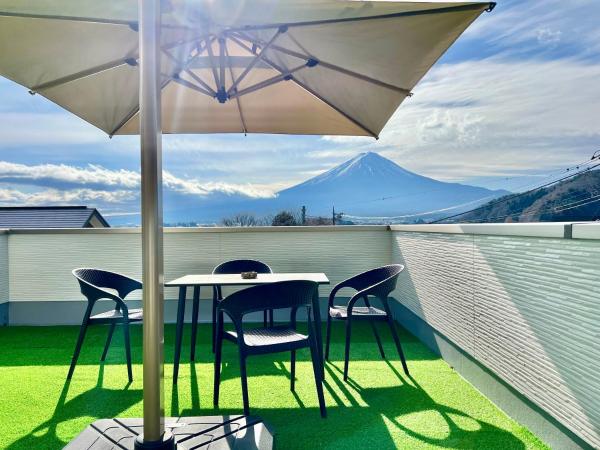 Newopen大石100b広い展望台, 富士山と河口湖を望む 近大石公園 - Lake Kawaguchi