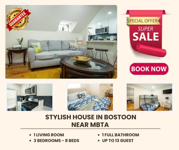 80-3 3br Boston - Charming Apt Near Harvard Square - Mission Hill - Boston