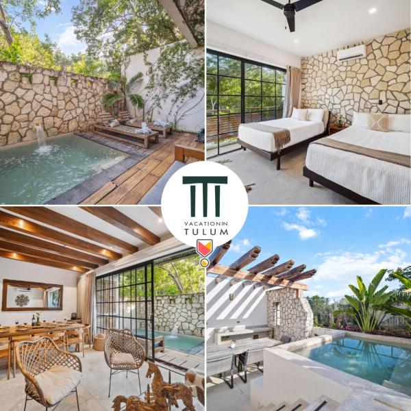 3br 8 Guests Casa Piedra With 2 Private Pools And Bbq - Tulum