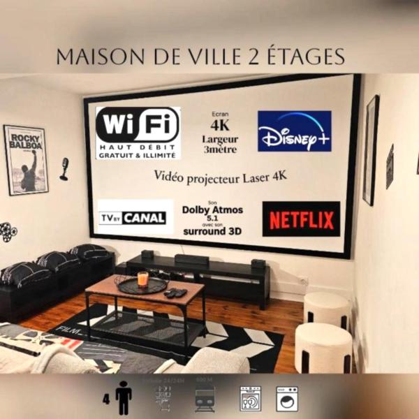 Maison Entière Avec Espace Cinéma - Riom