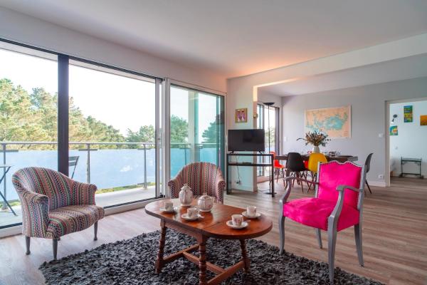 La Perle De Men Er Beleg - Appt Vue Mer De 167m² - Saint-Philibert