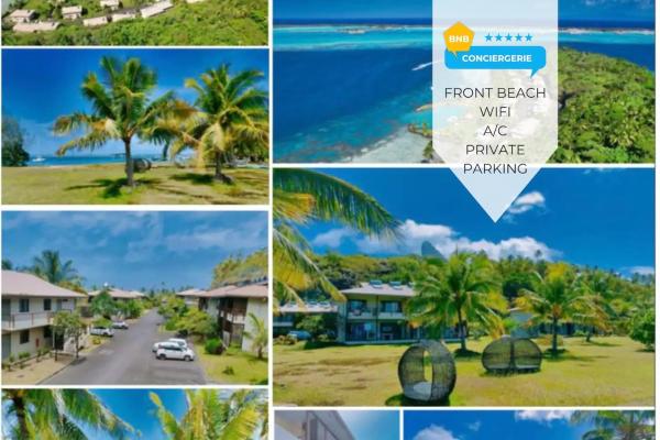 Charming Cozy Beachfront Studio With Parking And Wifi - Bora-Bora