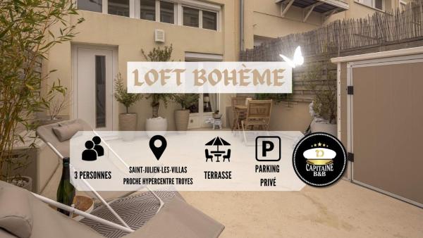 Loft Bohème - 3 Personnes - Aube