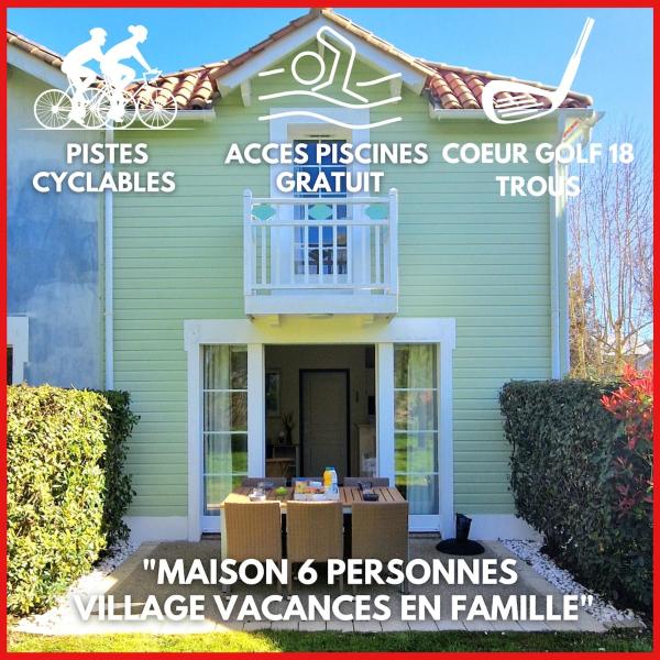 "Le Bocage Vendeen" Maison 6 Personnes, Dans Résidence Privée, Village Vacances, Au Coeur D'un Golf 18 Trous, Accès Piscines Gratuit - Talmont-Saint-Hilaire