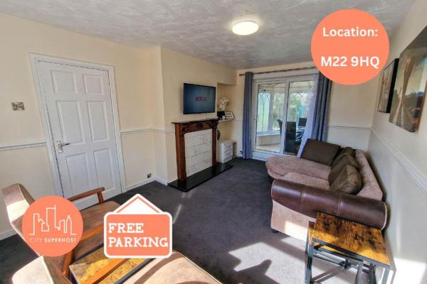Wythenshawe 3 Bed Family Home By City Superhost - Stockport