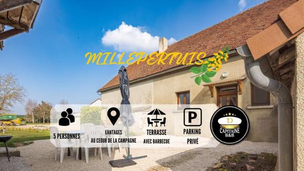 Millepertuis - Maison De Ferme - 5 Pers - Aube