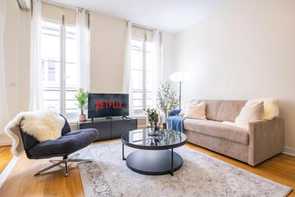 Cozy & Chic In Montorgueil - 4 Guests - Paris 1er Arrondissement