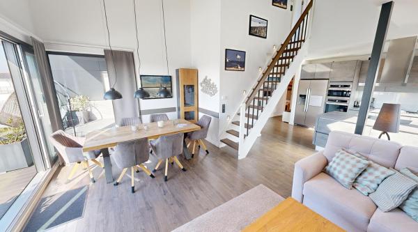 Ocean House Penthousewohnung Wolke 7 Mit Whirlpool - Bad Schwartau