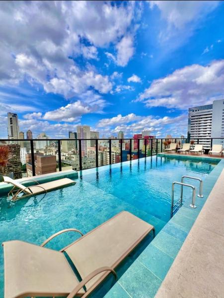 Apart Stúdio All Batel - Piscina Borda Infinita - Crianças Grátis - Colchão Massageador - クリティバ