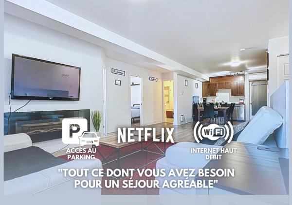 ÉLégant Et Cosy - 2 Chambres Bien éQuipé Et Parking Gratuit - Montreal