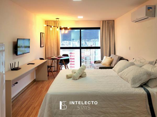 Apê 75 •Central, Jacuzzi, Academia, A/c, Vista Top - Poços de Caldas